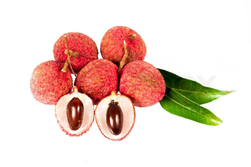Ripe fruit of the lychee tree Litchi ... | Stock image | Colourbox