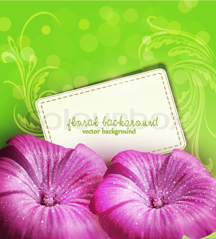 Vector congratulatory background with ... | Stock vector | Colourbox