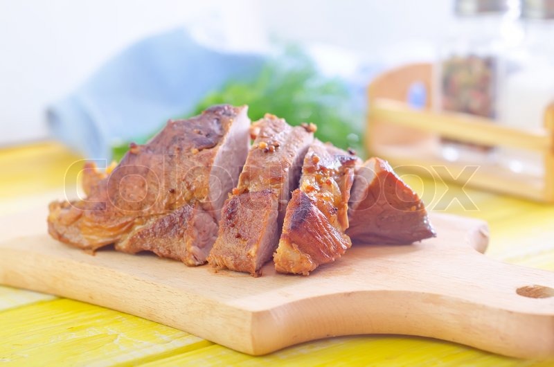 Baked meat | Stock image | Colourbox