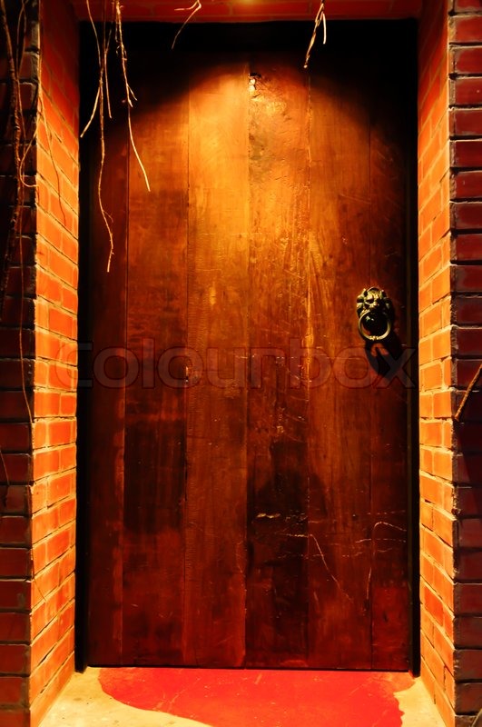 Blood door | Stock image | Colourbox
