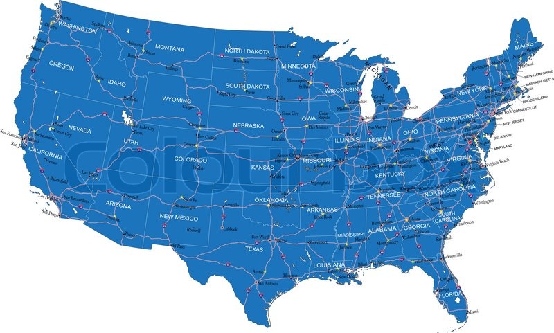 Interactive Us Driving Map