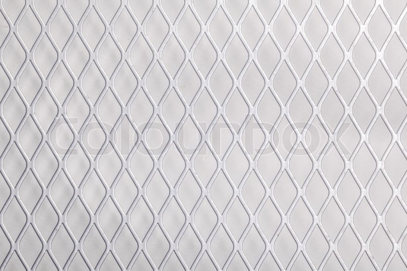 Close up of metal net | Stock image | Colourbox