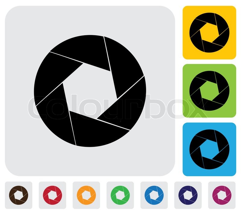 Camera Lens Shutter Vector