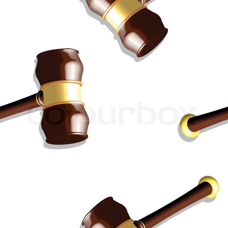 Wooden gavel pattern, seamless texture ... | Stock vector | Colourbox