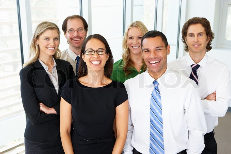 Portrait Of Business Team In Office | Stock Photo | Colourbox