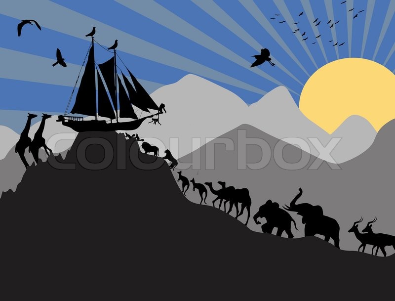 Arche Noah | Stock-Vektor | Colourbox