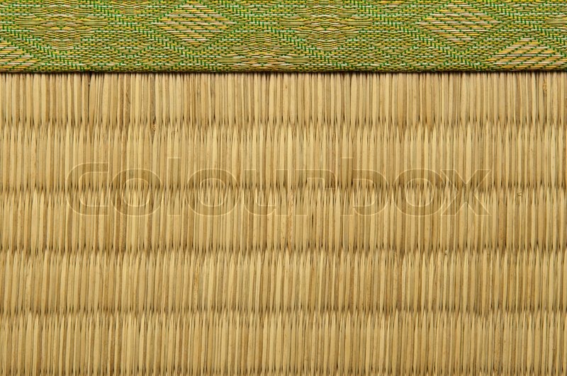 Closeup of tatami mat, japanese style | Stock image | Colourbox