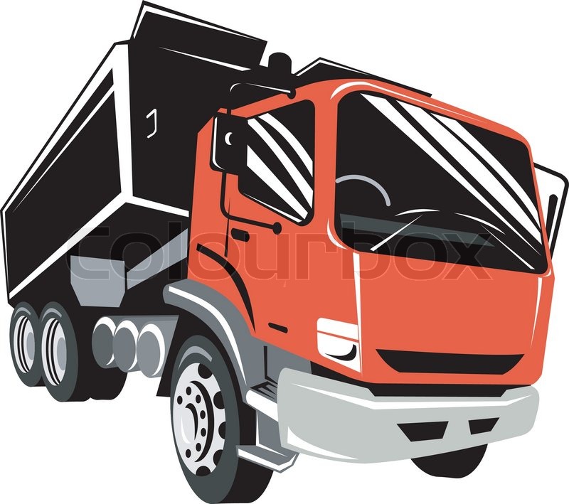 Kipper Kipper LKW | Stock-Vektor | Colourbox