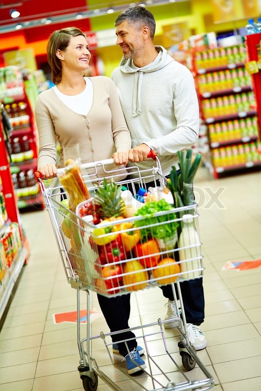 Happy consumers | Stock Photo | Colourbox