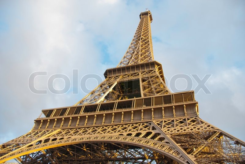 Colors of Eiffel Tower in Paris | Stock Bild | Colourbox