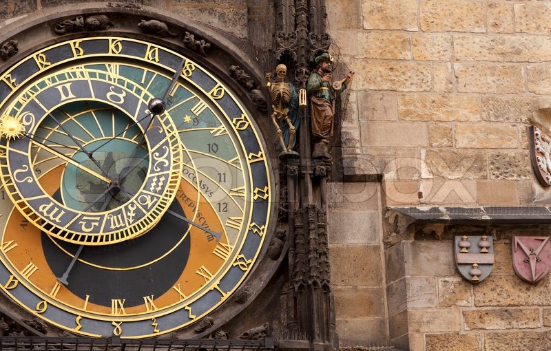 Astronomical clock | Stock image | Colourbox