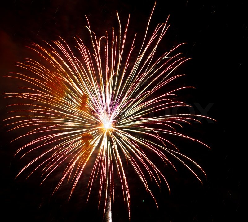 Colorful fireworks beautiful | Stock image | Colourbox