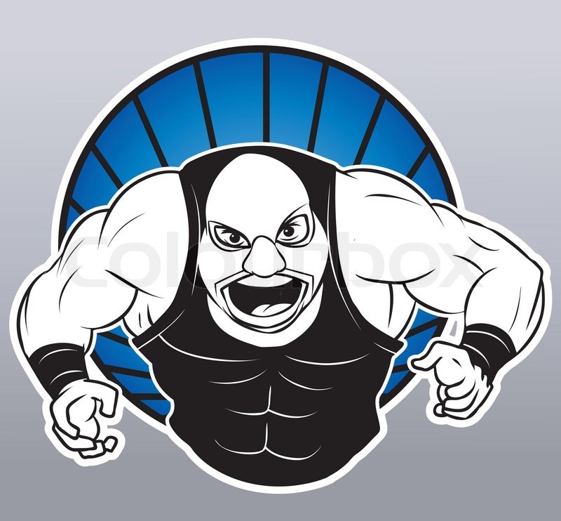 Wrestler | Stock vector | Colourbox