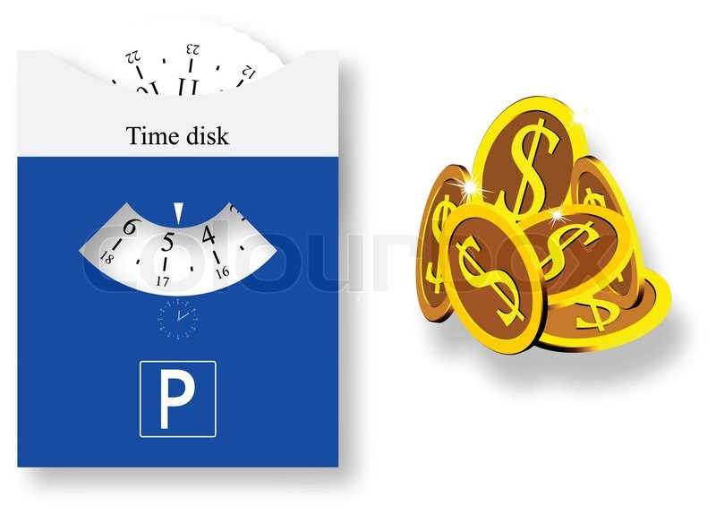 Parkscheibe | Stock-Vektor | Colourbox