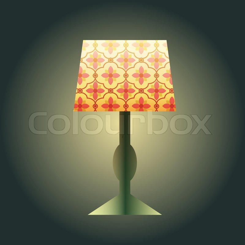 Lamp illustration | Stock vector | Colourbox