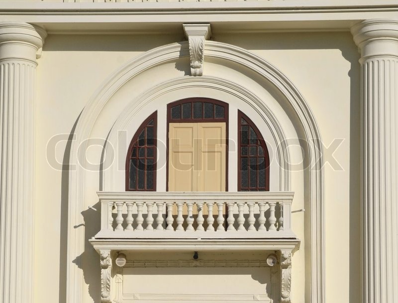 Balcony of classic building | Stock image | Colourbox