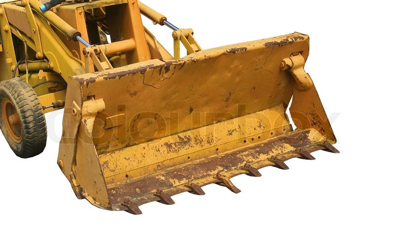 Part of bulldozer | Stock image | Colourbox