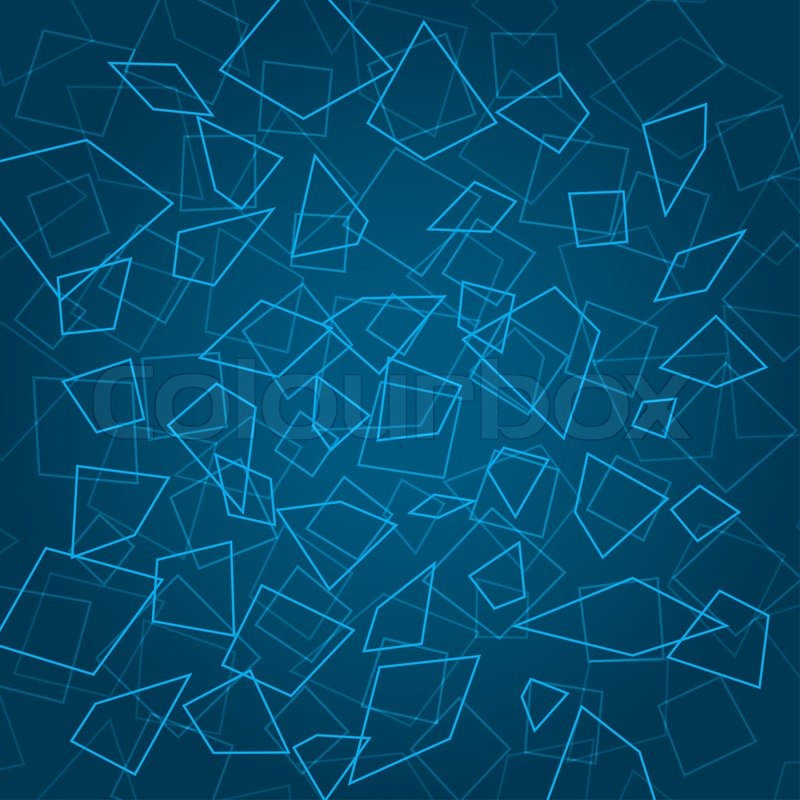 Blue abstract background with elements. ... | Stock image | Colourbox