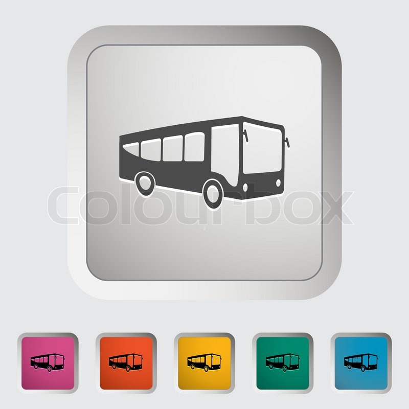 Bus -Symbol | Stock-Vektor | Colourbox