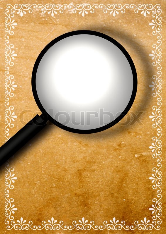 Magnifying Glass Border
