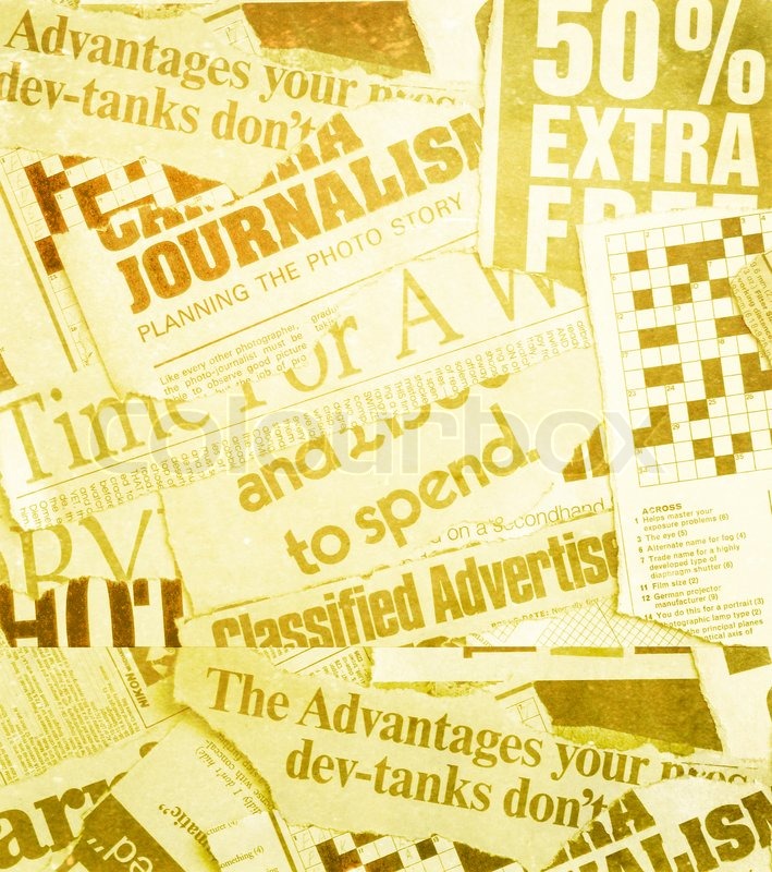 Old new paper | Stock image | Colourbox