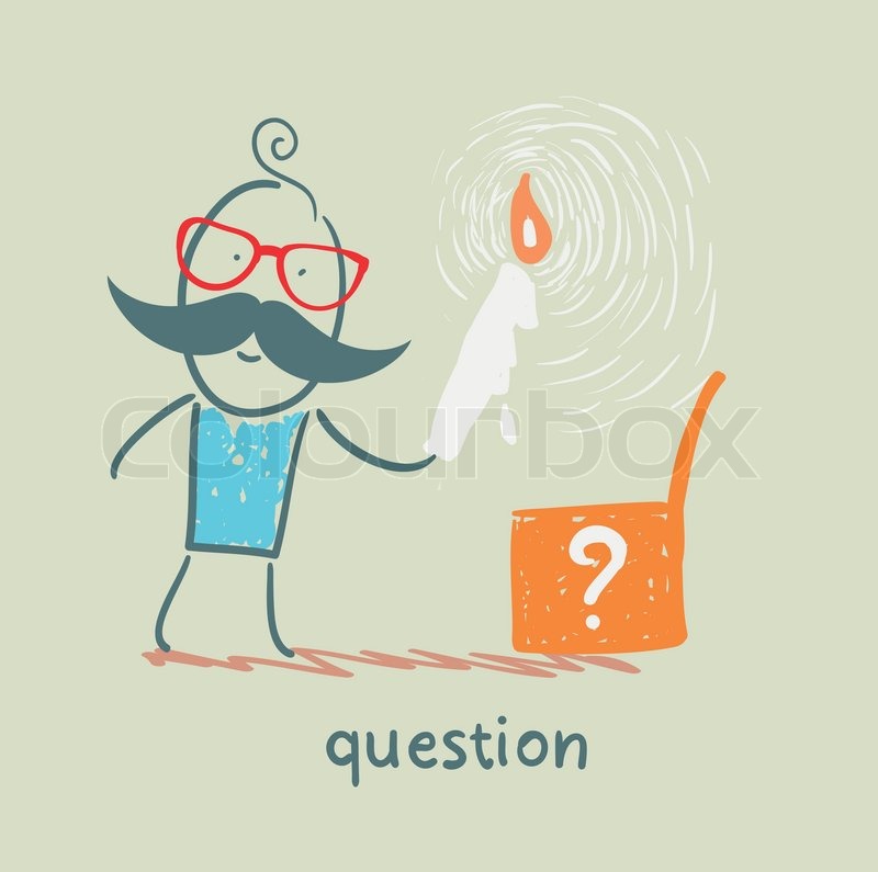Question | Stock vector | Colourbox