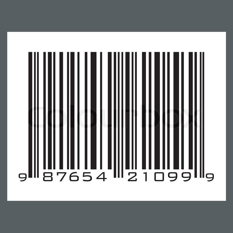 UPC barcode - vector | Stock vector | Colourbox