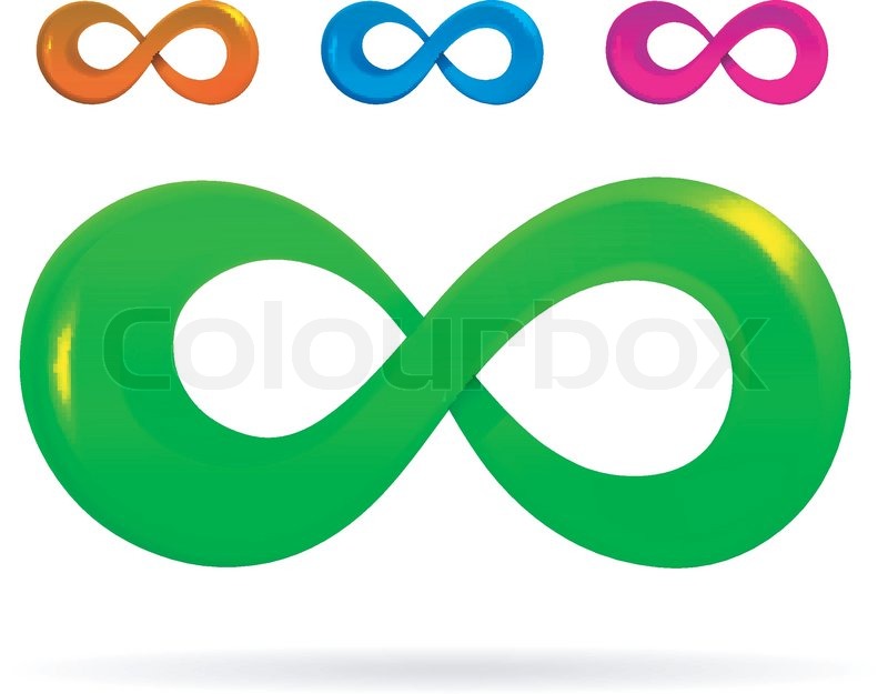 Das Symbol der Unendlichkeit | Stock-Vektor | Colourbox