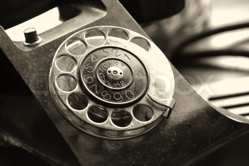 Ein altes historisches Telefon | Stock Bild | Colourbox