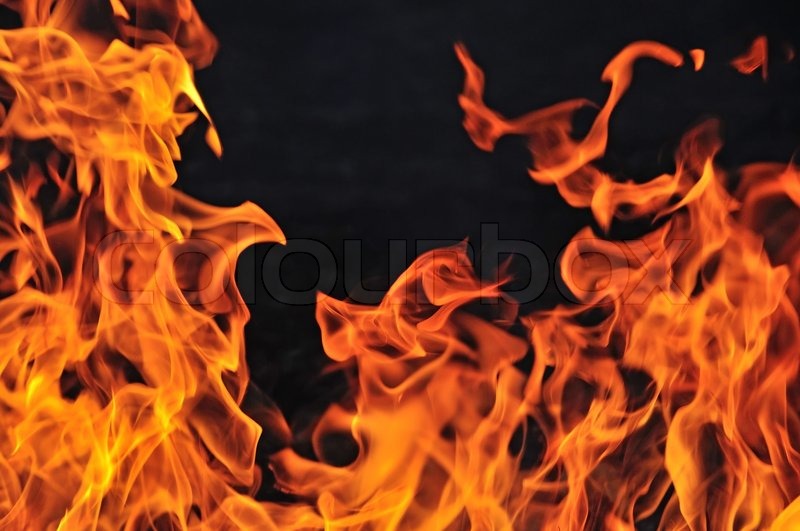 Feuer Flammen | Stock Bild | Colourbox