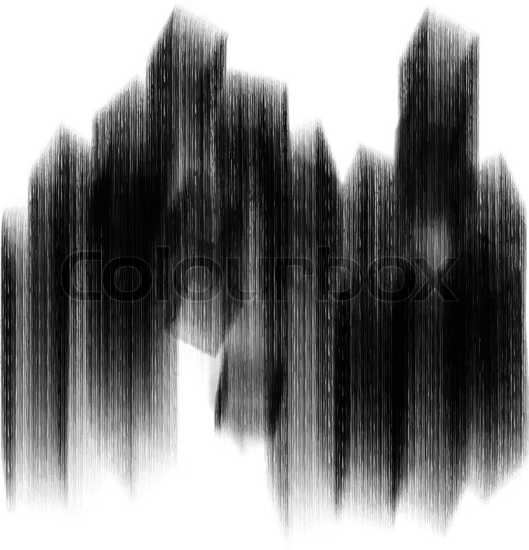 Abstract black stripe vector | Stock vector | Colourbox