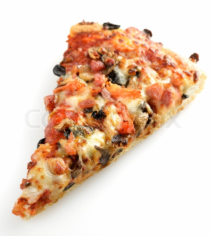 Slice Of Pizza,Close Up | Stock image | Colourbox