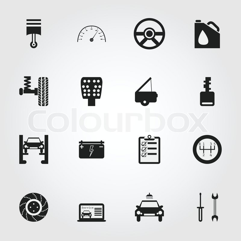 Auto Symbole | Stock-Vektor | Colourbox