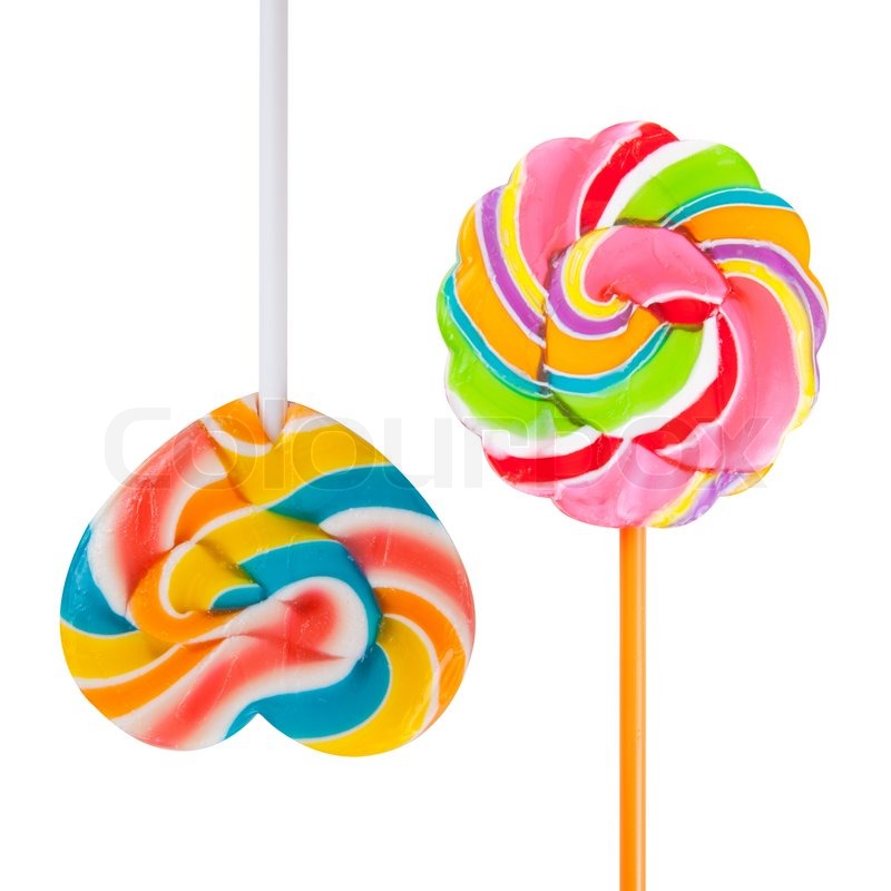 Colorful lollipop wrapper isolated on ... | Stock image | Colourbox