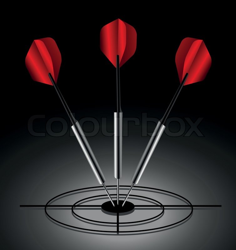 Darts | Stock vector | Colourbox