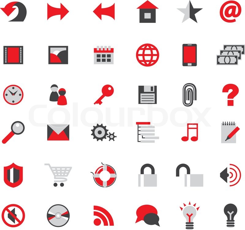 Website-Icons Vektor-Satz | Stock-Vektor | Colourbox