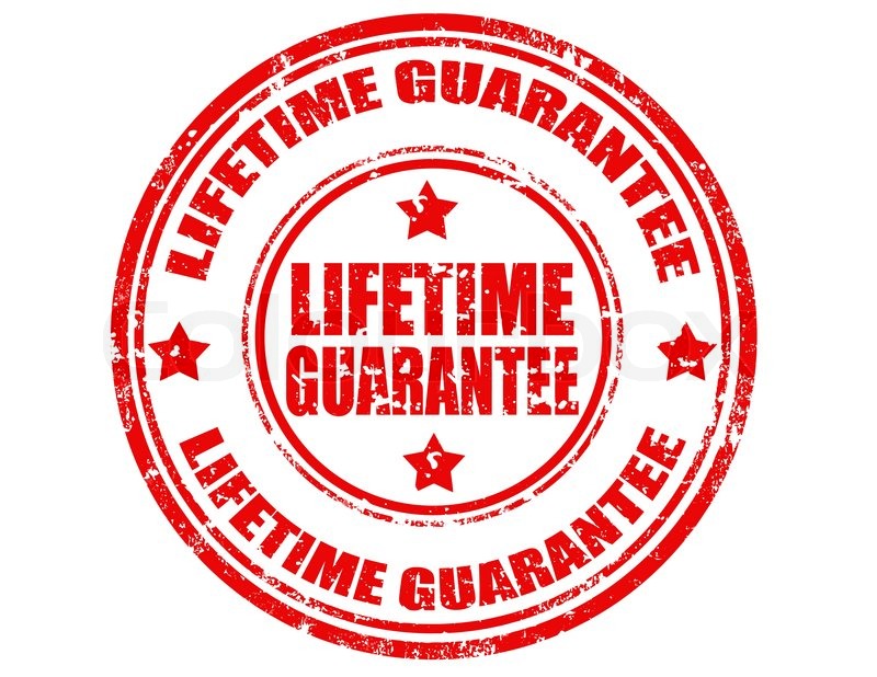 Lifetime Warranty Stamp