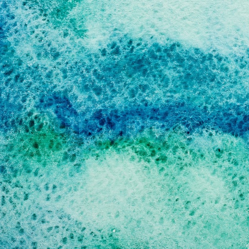 Texture from blue and green watercolor ... | Stock image | Colourbox