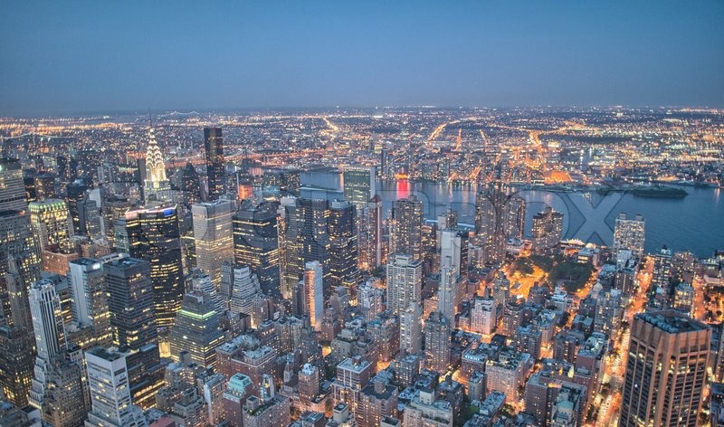 East Midtown and Queens on a summer ... | Stock image | Colourbox