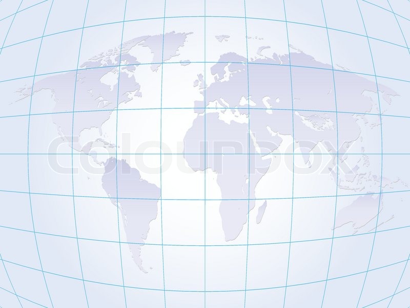 Weltkarte | Stock-Vektor | Colourbox