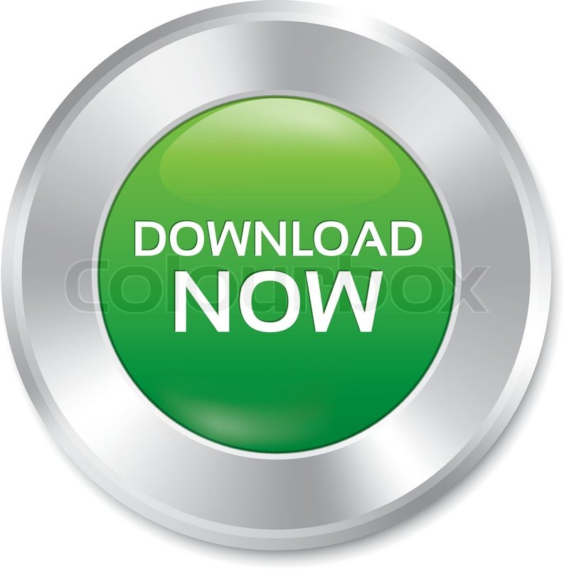 Download now button. Vector green ... | Stock vector | Colourbox