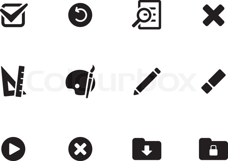 Application interface icons | Stock vector | Colourbox
