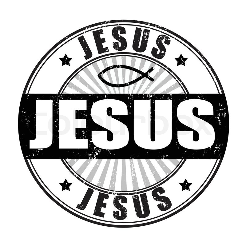 Jesus stamp | Stock vector | Colourbox