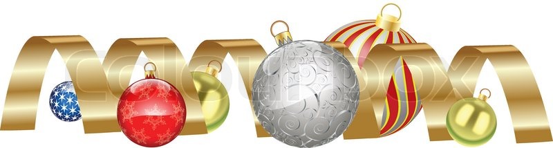 CHRISTMAS STREAMER | Stock vector | Colourbox