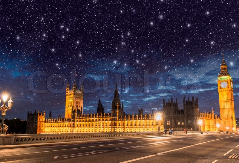 London. Houses of Parliament and ... | Stock image | Colourbox