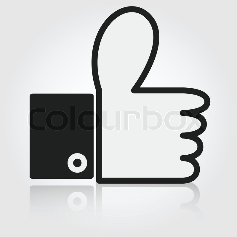 Big like icon | Stock vector | Colourbox