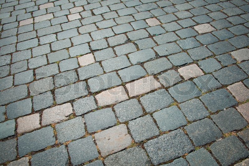 Alte Straße gepflastert mit den ... | Stock Bild | Colourbox