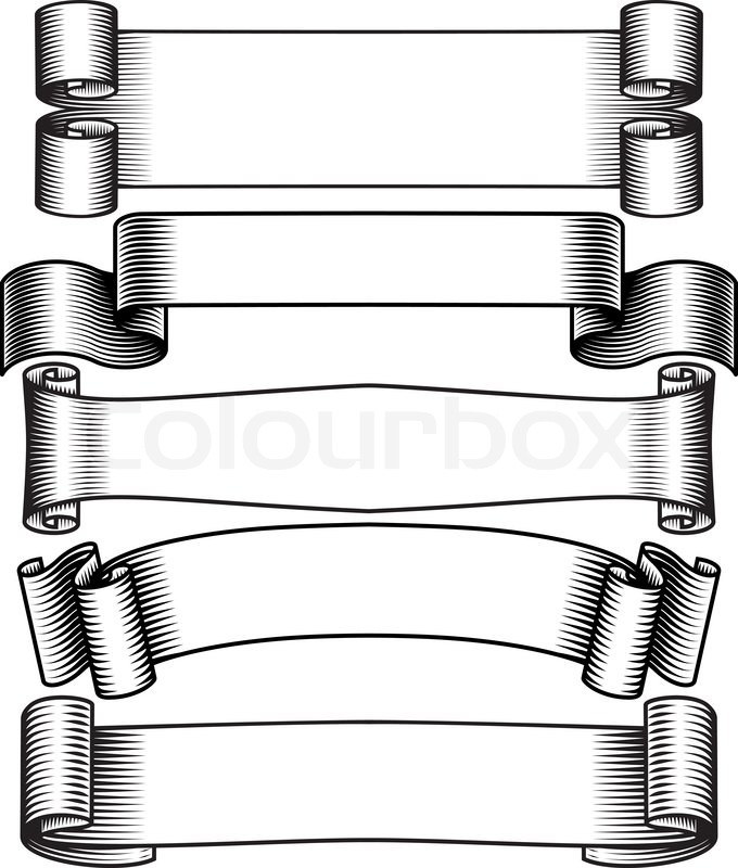 Black and white banners set | Stock vector | Colourbox