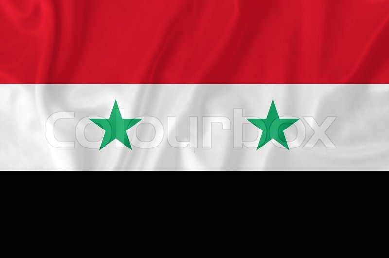 Syrien viftende flag | Stock foto | Colourbox