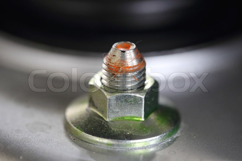 Bolt & Nut in engine car | Stock image | Colourbox